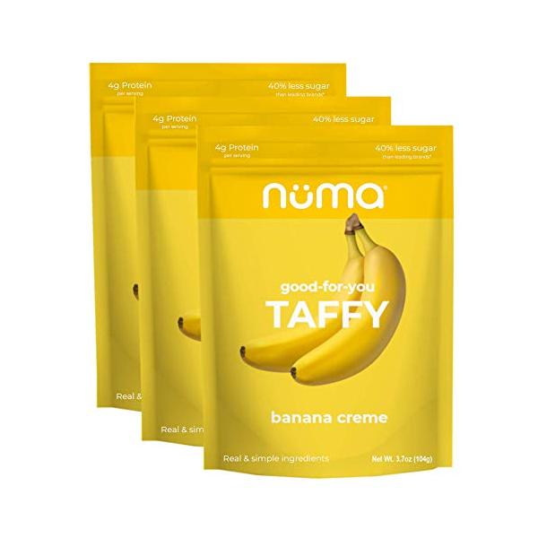アメリカ発! 自分用としても、お友達にギフトでプレゼントしても◎のアメリカのお菓子♪♪バラエティに富んだスナックコレクションを随時追加中ですHealthy Banana Cream Taffy Candy ? Low Sugar, High...