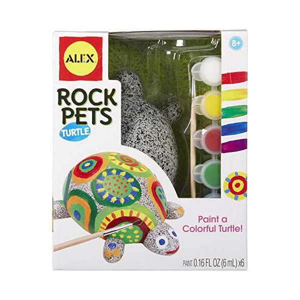 ALEX Toys/アレックス トイのクラフト玩具 アクティビティ。お子様の創造性を育てることに特化した商品が勢ぞろいALEX Toysのクラフトロックペットタートルは、あなた自身の素晴らしいべっ甲をペイントし、パーソナライズすることができ...
