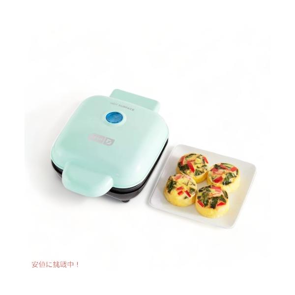 健康的でおいしい卵を自宅で作り、食事の準備や外出先での軽食などに最適です。エッグバイトをスムーズに解放して完璧な形状を実現するシリコンカップが4つ含まれています。使い方は簡単、卵とトッピングを加えて調理するだけです。 加熱プレートが素早く均...