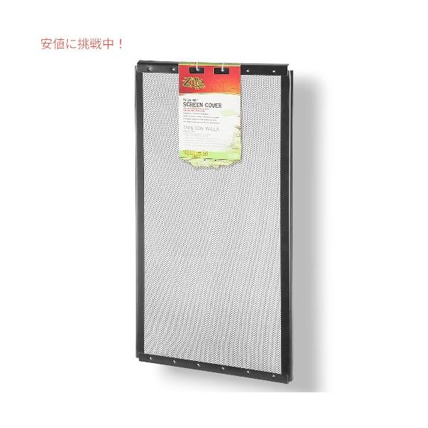 Zilla ジラ 爬虫類テラリウム カバー フレッシュ エア スクリーン  Reptile Terrarium Covers 24"x12"- 頑丈なスチールフレームは耐久性があり、長持ちします。- スチールスクリーンはペットの引っかき傷や...
