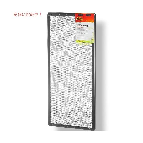 Zilla ジラ 爬虫類テラリウム カバー フレッシュ エア スクリーン  Reptile Terrarium Covers 30"x12"- 頑丈なスチールフレームは耐久性があり、長持ちします。- スチールスクリーンはペットの引っかき傷や...