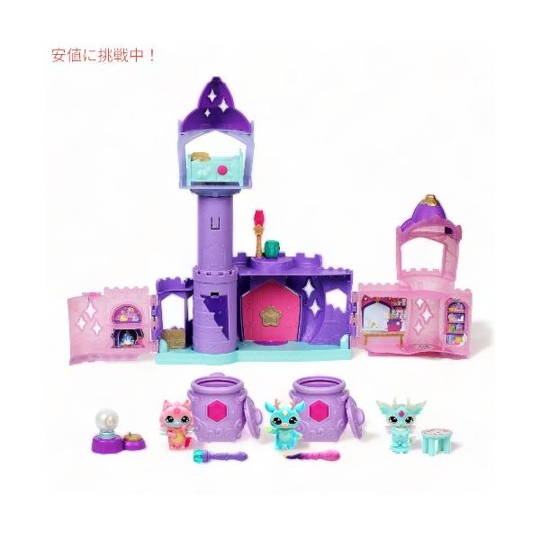 マジックミックスリングス マジックキャッスル スーパーパックは、ミックスリングスの魔法の世界に命を吹き込みます！【パッケージ内容】2ミックスリングスコレクターズコルドロン x2、ミックスリングスマジックキャッスルプレイセット魔法の杖を使うと...