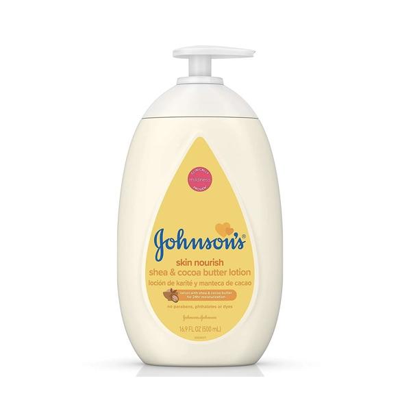 優れた力のシアバターとカカオバターを配合した赤ちゃんに優しいベビーローションです。・赤ちゃんのお肌に優しいフォーミュラ・パラベン・フタル酸エステル・着色料不使用【商品】Johnson's ジョンソン ベビーローション シア＆カカオバター【内...