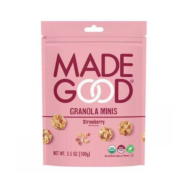 オーガニックのクリスピーオーツ、ジューシーなストロベリーの果肉などが入ったグルテンフリーのミニサイズで食べやすいグラノーラスナックです。・人工香料、人工着色料不使用・オーガニック・グルテンフリー・ナッツフリー・非遺伝子組み換え・ビー・野菜エ...