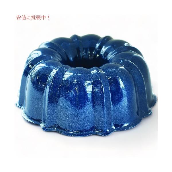 Nordic Ware バントパン ネイビー 12カップ 約3000cc12 Cup Formed Bundt Pan・成形アルミニウム製・アルミニウム構造により均一に焼き上げます。・ノンスティック加工・アメリカ製＊ノンスティック加工の寿命...