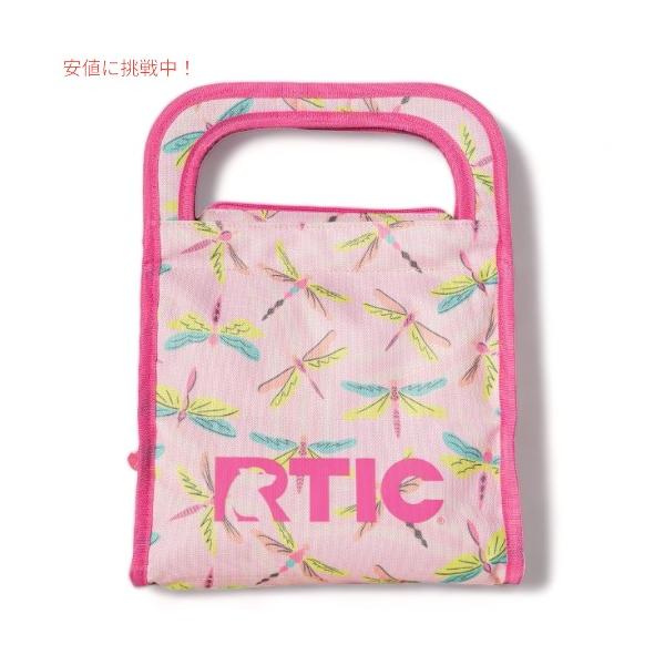 RTIC Ice Lunch Bag Dark Pink Dragonflies アイス ランチバッグ ピンクトンボ・高品質の断熱材と密閉された構造により、食事や飲み物を長時間冷たく保つことができます。・手持ちやカバンに収まるコンパクトなサ...