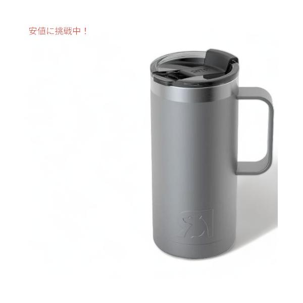 RTIC 16oz / 473ml Travel Mug トラベルマグ Graphite グラファイト 保冷 保温 水筒・耐久性のあるステンレススチール製・ダブルウォール断熱構造で作られており、保冷性に優れています。・真空断熱設計で、熱い飲...