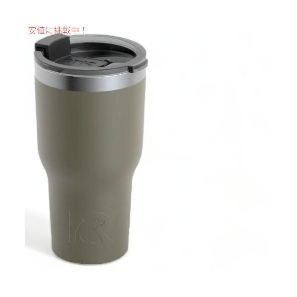 RTIC 20oz / 591ml Tumbler タンブラー Olive オリーブ 保冷 保温 水筒・耐久性のあるステンレススチール製・ダブルウォール断熱構造で作られており、保冷性に優れています。・氷を入れた飲み物を長時間冷たく保つことが...