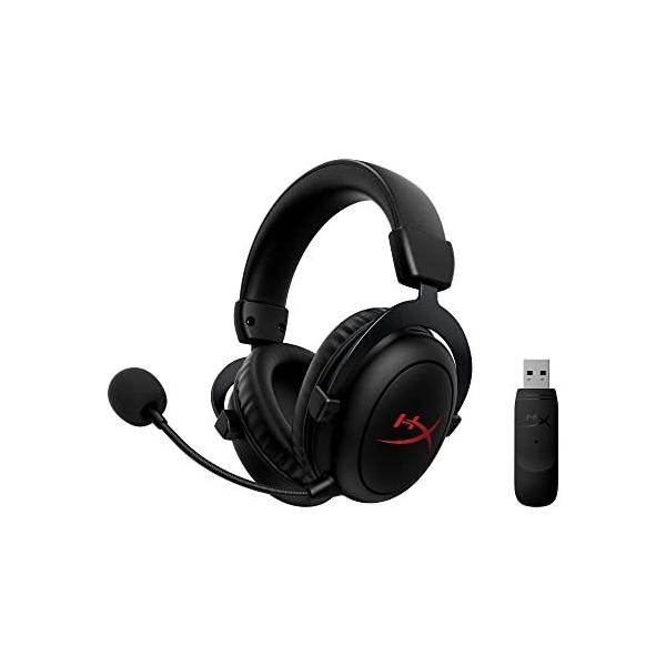 HyperX Cloud Core Wireless withDTS?Headphone：X?空間オーディオは、より没入型のゲーム体験のためのクリアで正確なポジショナルサウンドを提供します。 また、特徴的なHyperXメモリーフォームとソフ...