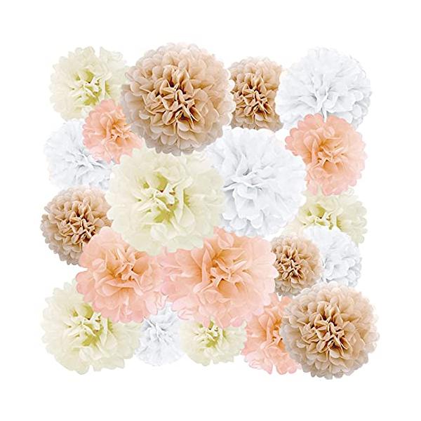 4月22日はアースデイ。みんなで地球の事を考えよう！お部屋のデコレーションにDecorate like a pro, with affordable tissue paper pom poms from EpiqueOne. This 20...