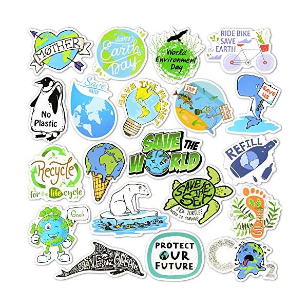 4月22日はアースデイ。みんなで地球の事を考えよう！アースデイにピッタリな地球グッズMost of the Earth stickers are between 2-3.5 inch.They are the same as the pic...