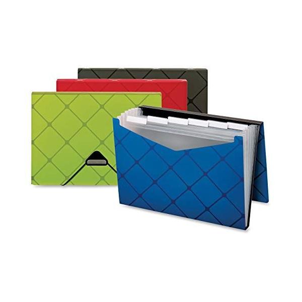 この耐久性のある拡張ファイルを使用して、ドキュメントを検索、整理、保護します。 ポリプロピレン構造は耐水性と耐引裂性があります。 フルカバーフラップと独自の弾性クロージャーが中身を安全に保ちます。 拡張可能なファイルフォルダタイプ：ファイル...