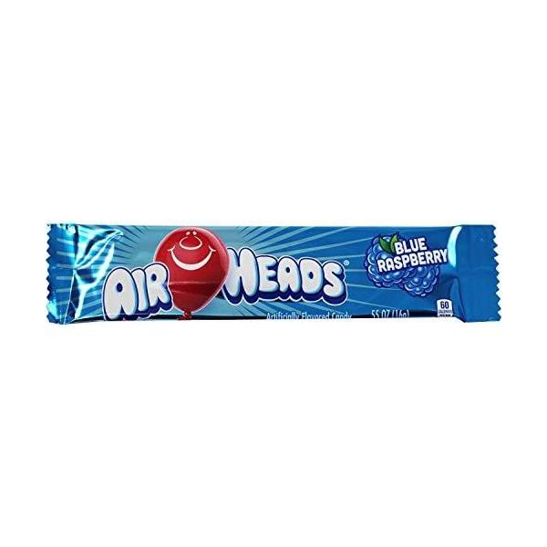 酸っぱくって、チューイな噛み応えが魅力のキャンディAirheads キャンディ BARS, BLUE RASPBERRY, NON MELTING, 0.55 OZB01LDAGEOG重さ：　0.56 Ouncesおおよそのサイズ：　0.1...