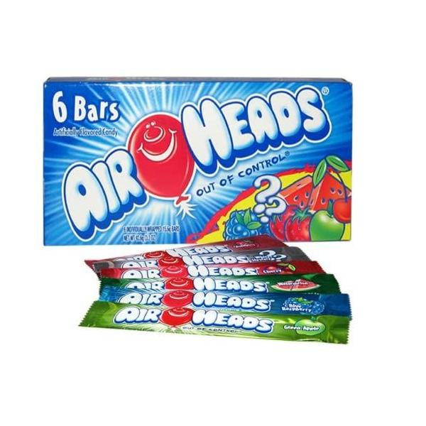 酸っぱくって、チューイな噛み応えが魅力のキャンディAirheads キャンディ Concession Box (Pack of 12)B0055UC4ZE重さ：　2.48 Poundsおおよそのサイズ：　10.55 x 6.77 x 3.0...