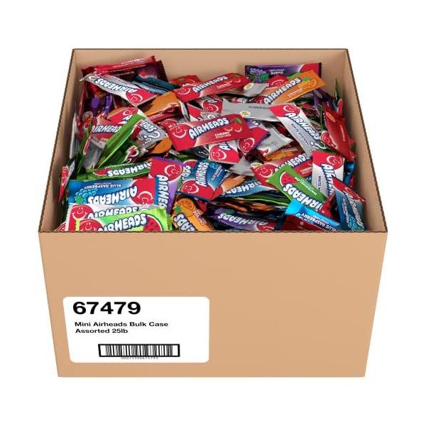 酸っぱくって、チューイな噛み応えが魅力のキャンディAirheads キャンディ Mini Bars, Easter Candy, Parades, Party, Assorted Flavors, Individually Wrapped ...