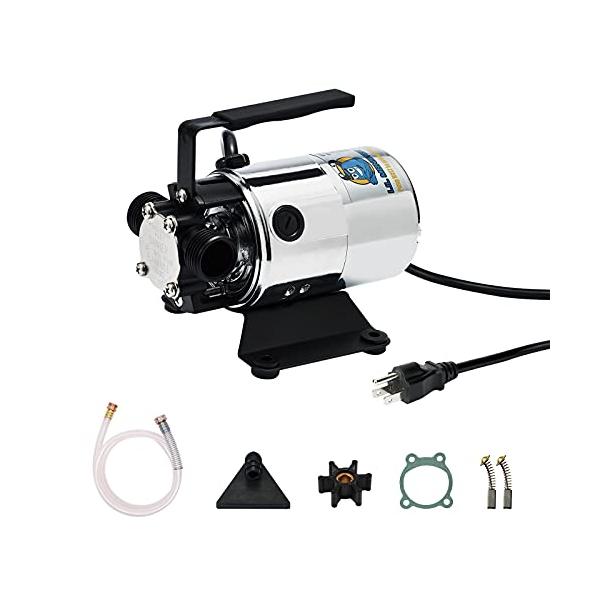 The LilMonster 115V 330 GPH non-submersible self-priming transfer pump is designed for portable and residential applicat...