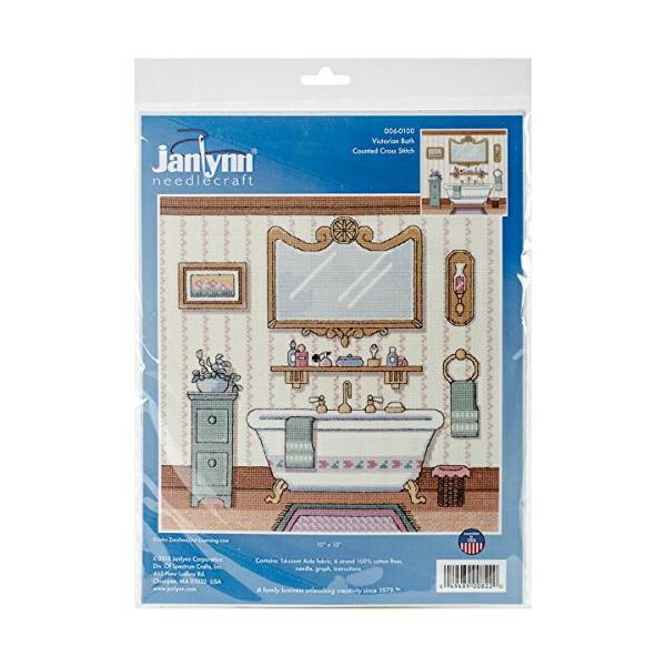 かぎ爪足の浴槽と、このカウントされたクロスステッチのデザインの美しいヴィンテージの外観で、時代に戻ってください。 JohnZaccheoによって設計されました。内容：14カウントのアイーダ生地、6ストランドの綿100％フロス、針、グラフ、説...