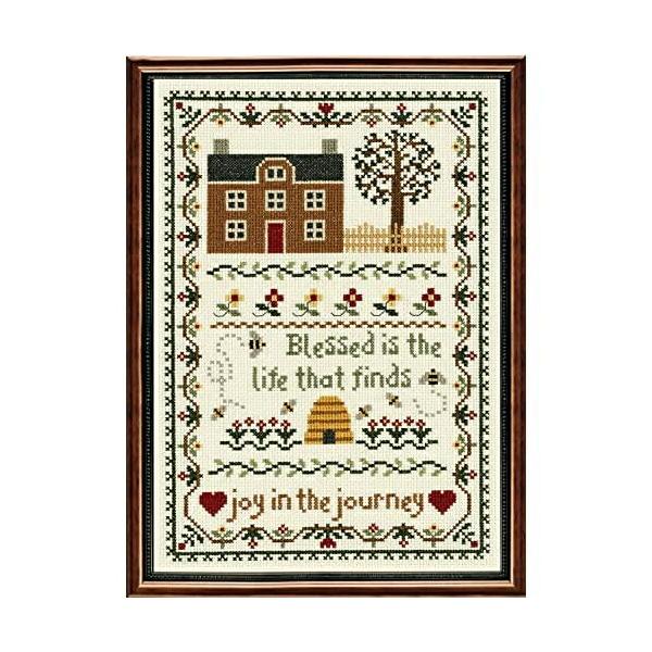 JANLYNN-カウントされたクロスステッチキット。 Janlynnの各キットには、クリエイティブなデザインと高品質の製品が組み込まれています。このキットには、14カウントのクリームアイーダが含まれています。 6ストランド綿100％フロス;...