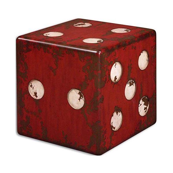 Uttermost アクセントテーブルは、プレミアム品質の素材とユニークなハイスタイルのデザインを組み合わせています。アンティークアイボリーのアクセントとウォールナットウッドのアンダートーンが施された焦げた赤。高度な製品エンジニアリングとパ...