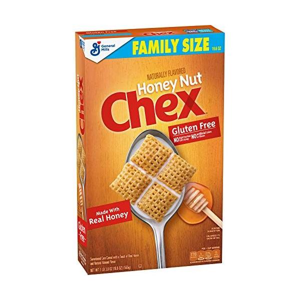 朝食の時間でも、軽食の時間でも、パーティーの時間でも、Chexシリアルは60年以上にわたってシンプルな美味しさを提供してきました。 Honey Nut Chexはグルテンフリーで、高果糖コーンシロップ、人工原料からの色、人工フレーバーは含ま...