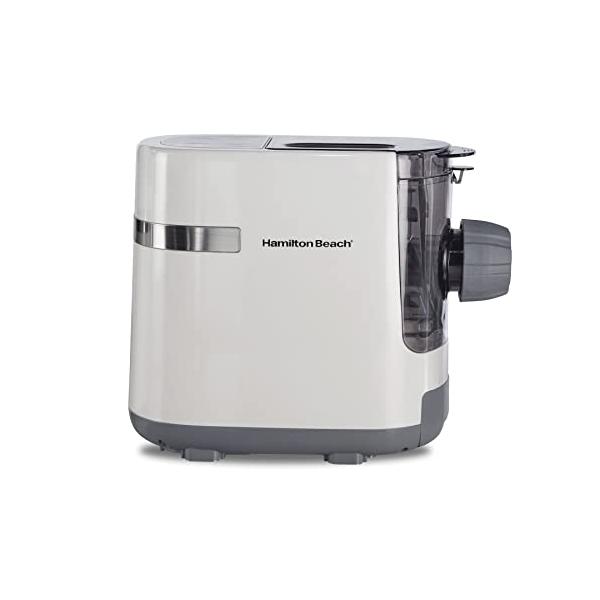 ハミルトンビーチの電動パスタ メーカーを使用すると、材料を追加してボタンを押すだけで、作りたての自家製パスタが簡単に作れます。 15分もかからず、茹で上がりパスタが出来上がります。パスタマシンは、パスタを混ぜ、こね、押し出します。店で散財し...