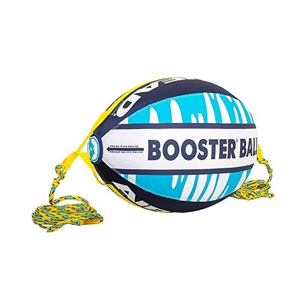ブースター ボールは、牽引可能なチューブ体験をさらに簡単にするように設計されています。膨張式ブイをモデルにしたこのボールには、両端に牽引ロープが接続されています。このデザインはロープを高く保つのに役立ち、視認性が向上します。この牽引可能なチ...