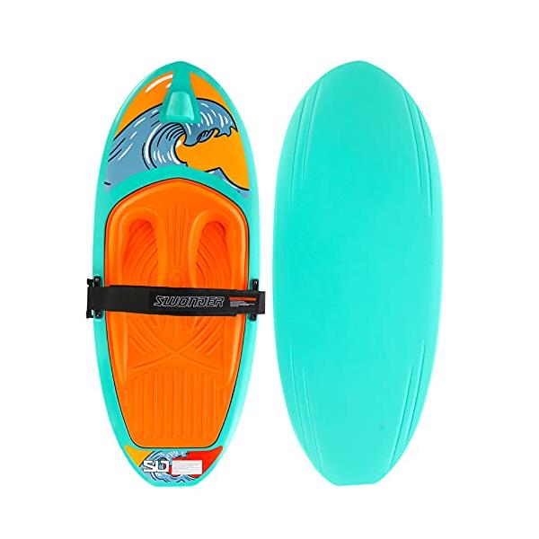 Swonder スワンダー マリンスポーツ ニーボード シアン/タンジェリン【サイズ】132 x 53 x 11.4cm・ユニークなカラーデザインで注目を集めるウォータースポーツを楽しめます！・スピンやクルージングがしやすく、全年齢層に対応...