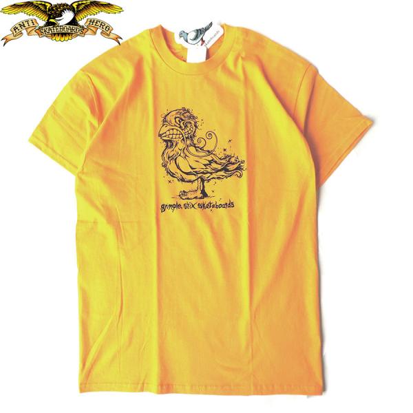 ■商品説明サンフランシスコのスケートブランド、アンタイヒーローの半袖Tシャツです。■素材コットン100％■サイズM (着丈約71cm,肩幅約48cm, 身幅約50cm,袖丈約18cm)※サイズについて・・・サイズは入荷した商品のうち1点を実...