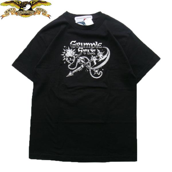 ■商品説明サンフランシスコのスケートブランド、アンタイヒーローの半袖Tシャツです。■素材コットン100％■サイズM (着丈約70cm, 肩幅約47cm, 身幅約50cm, 袖丈約20cm)L  (着丈約73cm, 肩幅約52cm, 身幅約5...