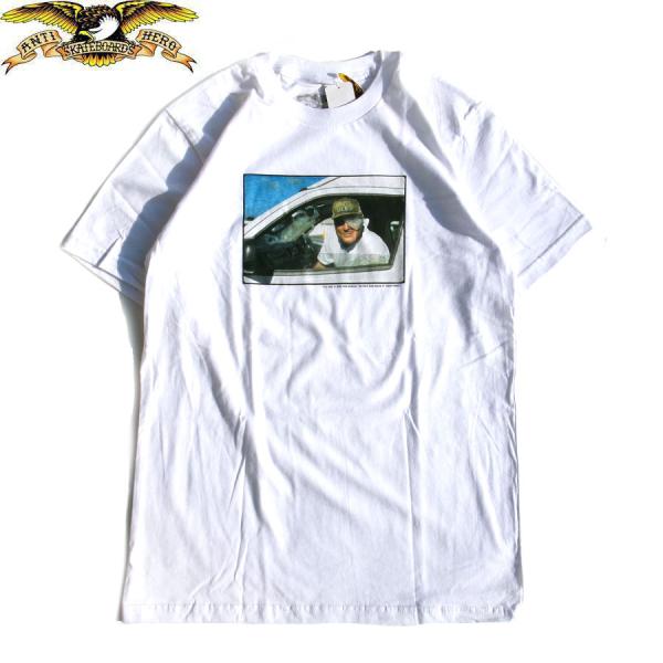 ■商品説明サンフランシスコのスケートブランド、アンタイヒーローの半袖Tシャツです。■素材コットン100％■サイズM (着丈約71m, 肩幅約44cm, 身幅約49cm, 袖丈約22cm)L  (着丈約70cm, 肩幅約48cm, 身幅約54...