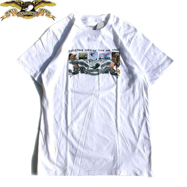 ■商品説明サンフランシスコのスケートブランド、アンタイヒーローの半袖Tシャツです。■素材コットン100％■サイズM (着丈約71m, 肩幅約44cm, 身幅約49cm, 袖丈約22cm)L  (着丈約70cm, 肩幅約48cm, 身幅約54...