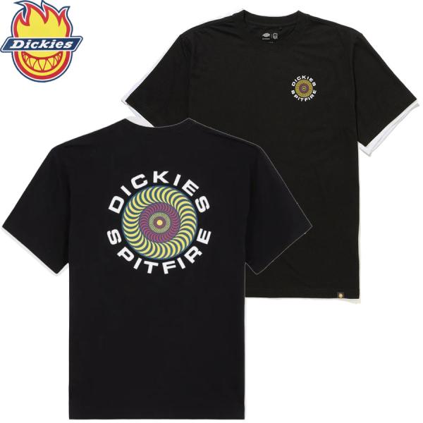 ■商品説明DickiesとSpitfireのコラボレーションデザイン。胸と背中にウィールモチーフがプリントされたTシャツ。ベーシックなクルーネックでどんなアイテムともバランスよくスタイリングすることができます。裾の部分にはさりげなくピスネー...