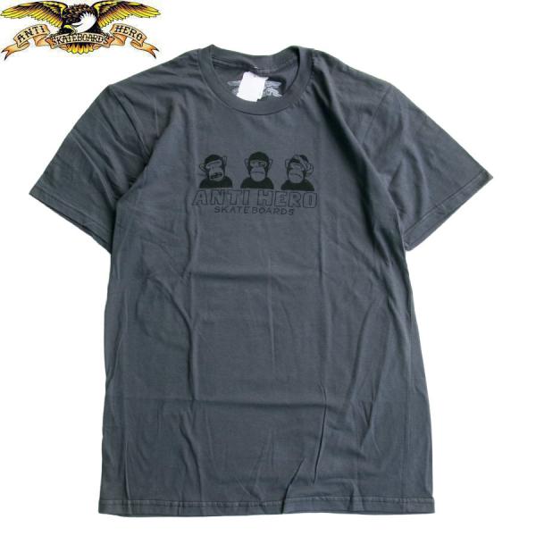 ■商品説明サンフランシスコのスケートブランド、アンタイヒーローの半袖Tシャツです。■素材コットン100％■サイズM (着丈約72cm, 肩幅約48cm, 身幅約49cm, 袖丈約22cm)L  (着丈約-cm, 肩幅約-cm, 身幅約-cm...