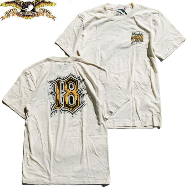 ■商品説明サンフランシスコのスケートブランド、アンタイヒーローの半袖Tシャツです。■素材コットン100％■サイズM (着丈約69m, 肩幅約47cm, 身幅約50cm, 袖丈約21cm)L  (着丈約71cm, 肩幅約53cm, 身幅約54...