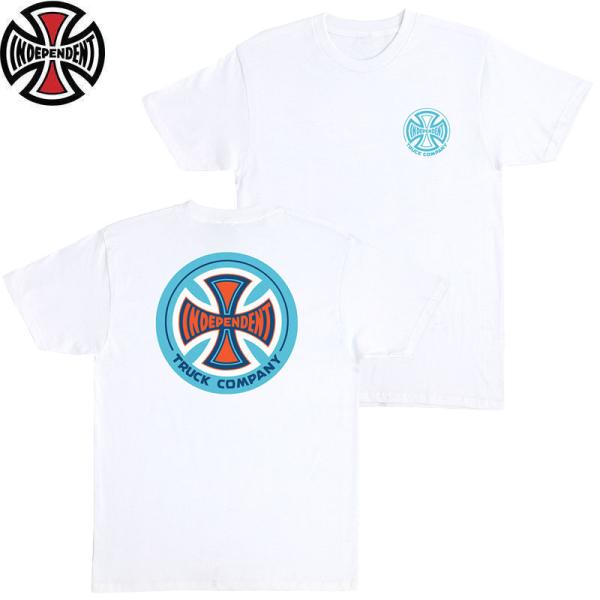 ■商品説明老舗トラックブランド、INDEPENDENT TRUCK COMPANYの半袖Tシャツです。今は亡きクロスロゴを復刻させたレガシーコレクション。■素材コットン100％■サイズM  (着丈約72cm, 肩幅約49cm, 身幅約51c...