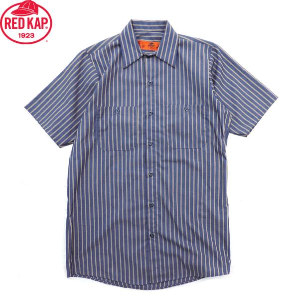 ■商品説明『REDKAP』DICKIESと並びアメリカの2大ワークメーカーとなっているRED KAP創業1923年と、アメリカのワークウェアとしては老舗のブランドです。レッドキャップの半袖ワークシャツです。フォーマルからカジュアルまで幅広い...