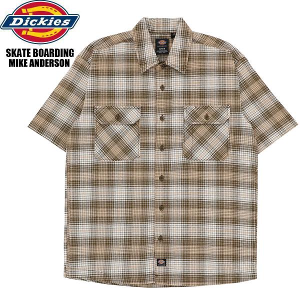 ■商品説明DickiesとマンダーソンことMIKE ANDERSON(マイク・アンダーソン)のコラボレートコレクションです。厚手のコットンフランネル生地を使い、トリプルステッチにて縫製されたタフなスケート仕様の一枚です。■素材コットン100...