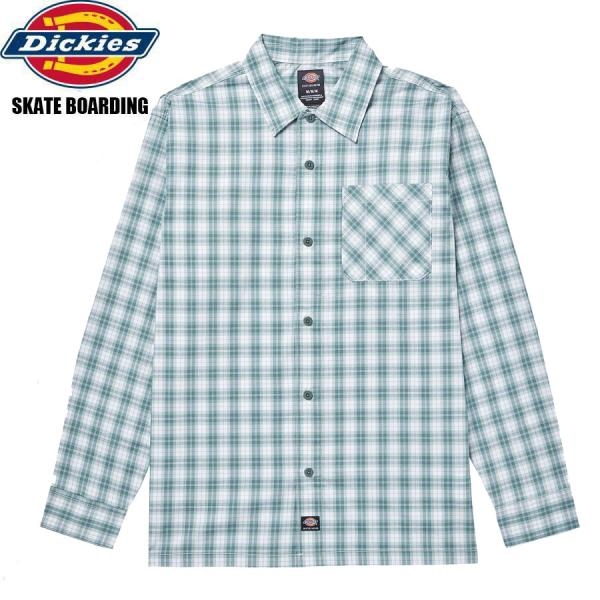 ■商品説明DICKIES SKATEBOARDINGのチェックシャツです。ストレッチの効いたチェック柄ボタンアップシャツは、カジュアルでリラックスしたフィット感です。 鉛筆用の仕切りが付いた胸ポケットと、湿気を逃がすTemp-iQ〓 Coo...