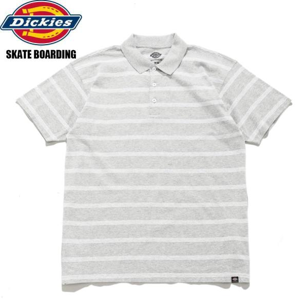 ■商品説明DICKIES SKATEBOARDINGのボーダーポロシャツです。高性能な温度コントロールが可能なTemp-iQ〓素材を使用したマルチボーダー柄が爽やかなアクセントをプラスするポロシャツ。シンプルな無地襟とボタンデザインがポイン...