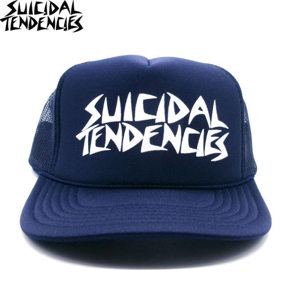 『SUICIDAL TENDENCIES』カリフォルニア州出身のハードコア・パンクバンド。スラッシュメタルやファンクの影響を取り入れたクロスオーバームーヴメントの立役者SUICIDAL TENDENCIESのメッシュキャップです。つばを上に...