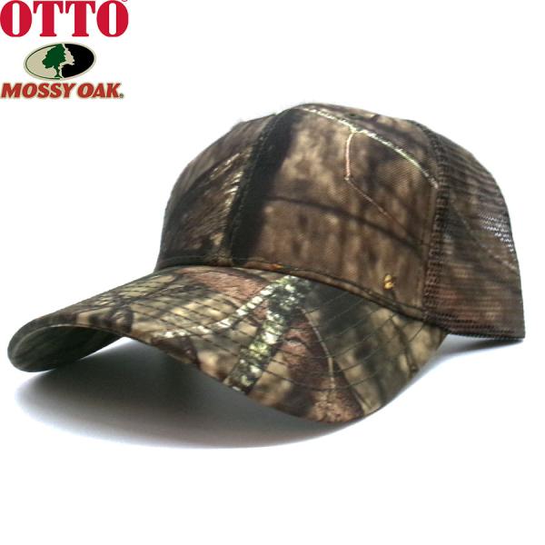 ■商品説明OTTO CAPよりMOSSY OAK社のリアルツリーカモフラージュファブリックを使用したメッシュキャップです。メッシュ部までカモフラージュがプリントされ、フロントに芯が入った6パネルで、バックはマジックテープによるベルクロアジャ...