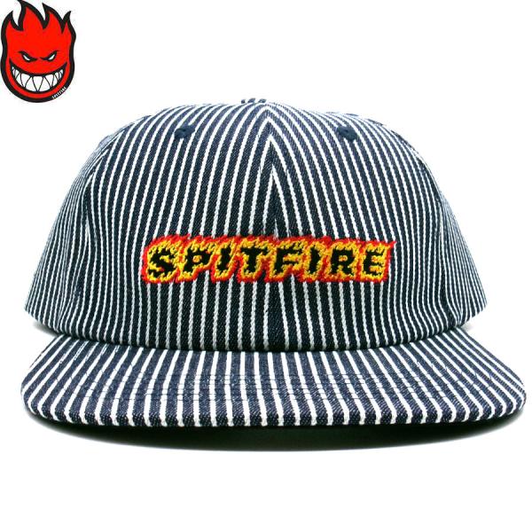 ■商品説明サンフランシスコの老舗ウィ―ルブランド、SPITFIREのスナップバックキャップです。■素材コットン100%■サイズFREE■カラーINIDIGO RAILROAD