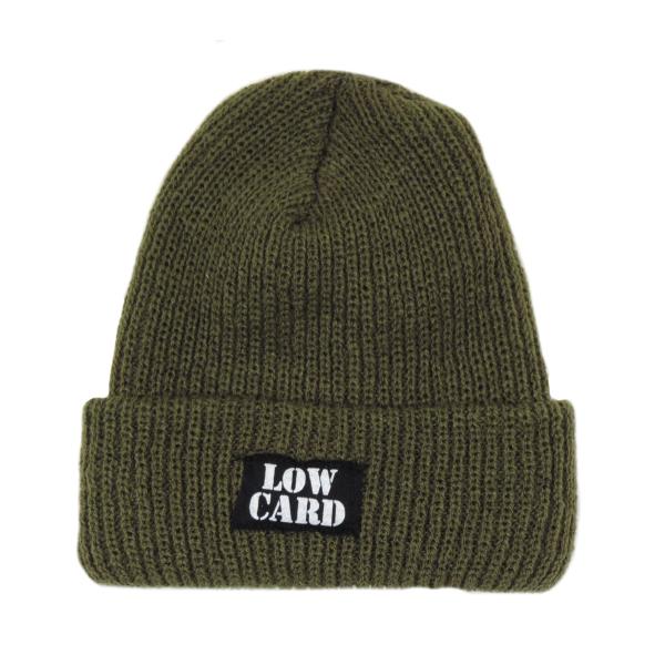 ■商品説明サンフランシスコのスケートマガジン『LOWCARD』のニットキャップです。アメリカ製。■素材アクリル■サイズFREE■カラーOLIVE