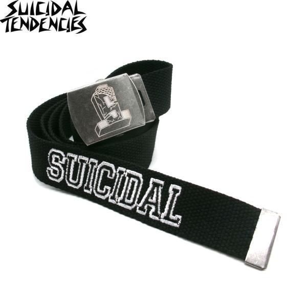 『SUICIDAL TENDENCIES』カリフォルニア州出身のハードコア・パンクバンド。スラッシュメタルやファンクの影響を取り入れたクロスオーバームーヴメントの立役者SUICIDAL TENDENCIESのコットンガチャベルトです。バック...