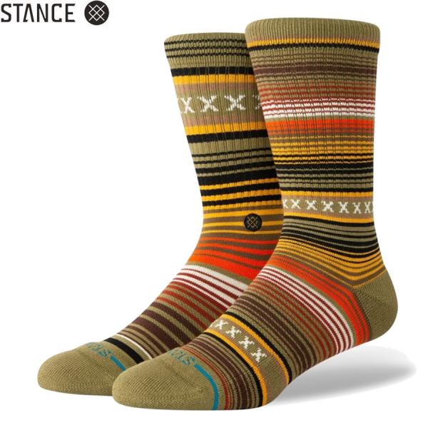 ■商品説明『STANCE』カリフォルニア発のソックスブランド『スタンス』。サーフ、スケート、スノー、ミュージック、アートなどあらゆるシーンをサポートするブランドです。スタンスのクルーソックスです。■素材ポリエステル17%,コットン77%,エ...