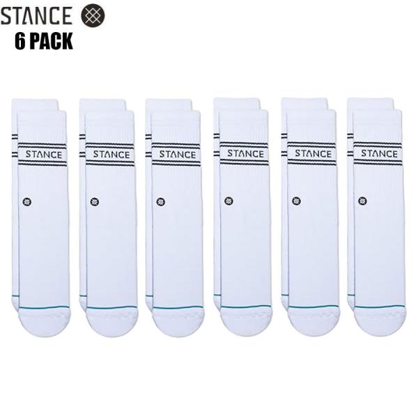 ■商品説明『STANCE』カリフォルニア発のソックスブランド『スタンス』。サーフ、スケート、スノー、ミュージック、アートなどあらゆるシーンをサポートするブランドです。スタンスのクルーソックス6ペアセットです。深いヒールポケットと伸縮性のある...
