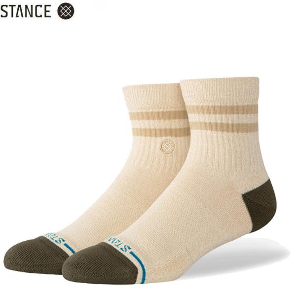 ■商品説明『STANCE』カリフォルニア発のソックスブランド『スタンス』。サーフ、スケート、スノー、ミュージック、アートなどあらゆるシーンをサポートするブランドです。スタンスのクォーターソックスです。肌触りの良い滑らかな素材と深いヒールポケ...