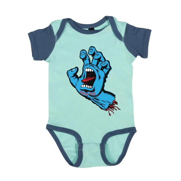 ■商品説明老舗スケートブランド『SANTA CRUZ』のベビー用ロンパースです。■素材コットン100%■サイズ12MONTHS(12ヶ月) (肩幅約22cm 身幅約26cm 着丈約38cm 袖丈約7cm)※サイズについて・・・サイズは入荷し...