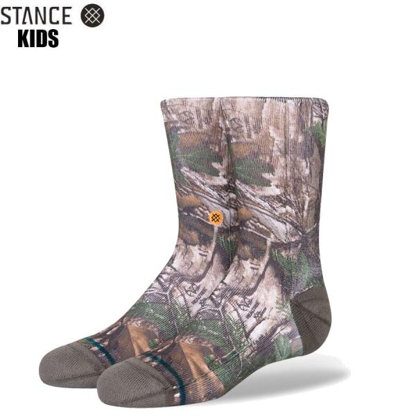 ■商品説明『STANCE』カリフォルニア発のソックスブランド『スタンス』。サーフ、スケート、スノー、ミュージック、アートなどあらゆるシーンをサポートするブランドです。スタンスのキッズサイズのクルーソックスです。■素材コットン17％,ポリエス...