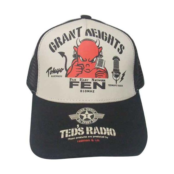 TEDMAN　テッドマン メッシュキャップ両サイドがメッシュ「Speed Monster テッドマン」のパターンツバにも　後ろに　プリント大きさ調節可能　アジャスター付き素材表地・・・綿100％メッシュ・・・ポリエステル100％